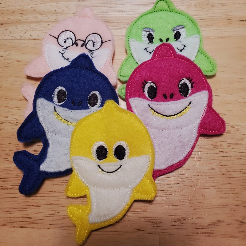 Shark Finger Puppet - Etsy