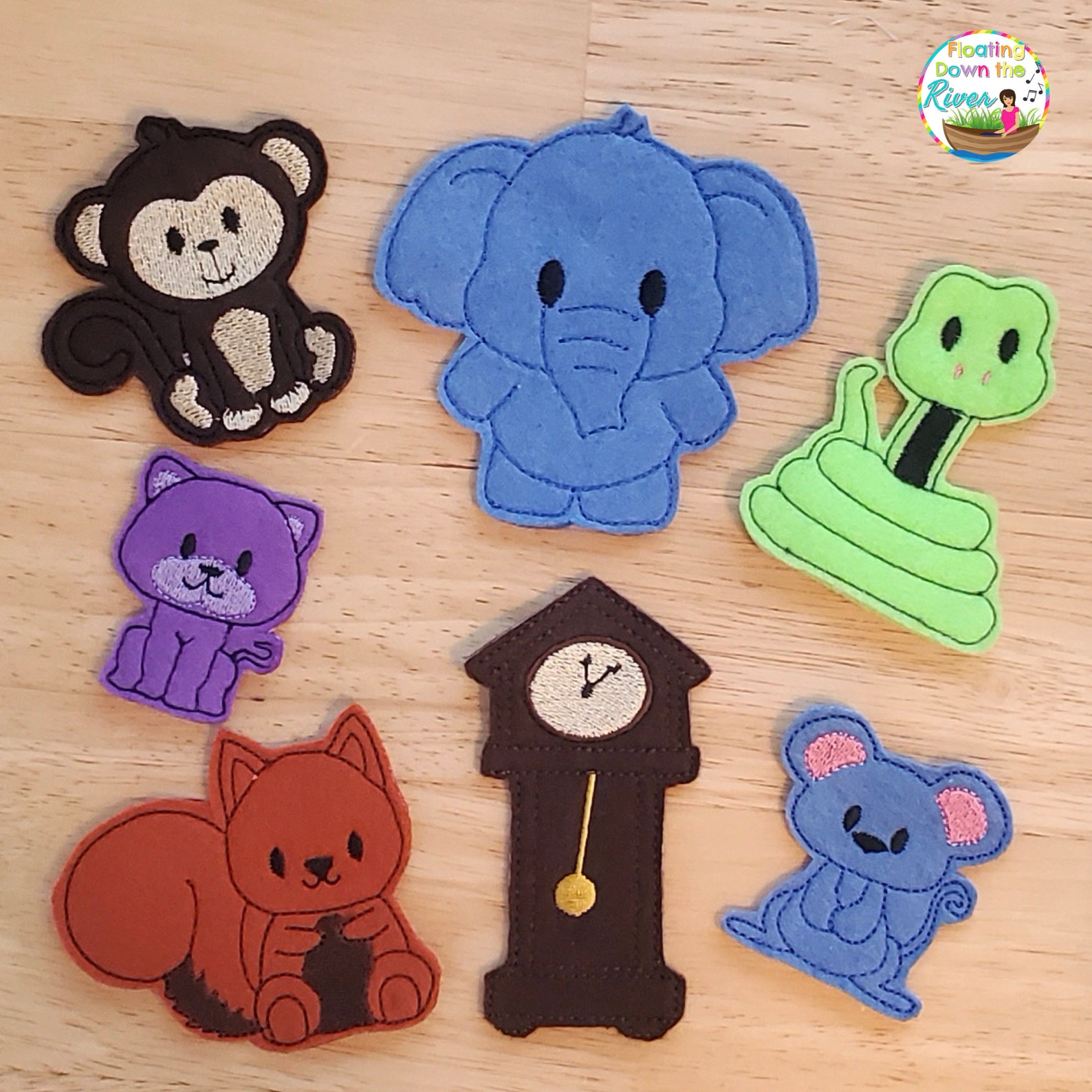 Super Simple Hickory Dickory Dock Finger Puppets for Education ...