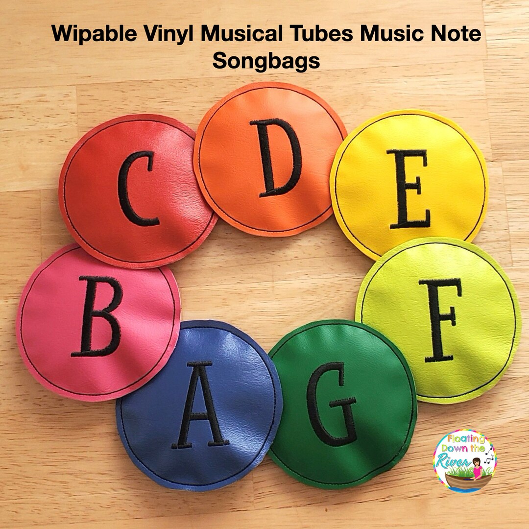 Music Notes Music Alphabet Vinyl Songbags Musical Tubes Version 7 ...