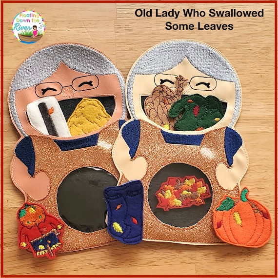 Old Lady Who Swallowed Some Leaves Puppets for Music Education | Etsy