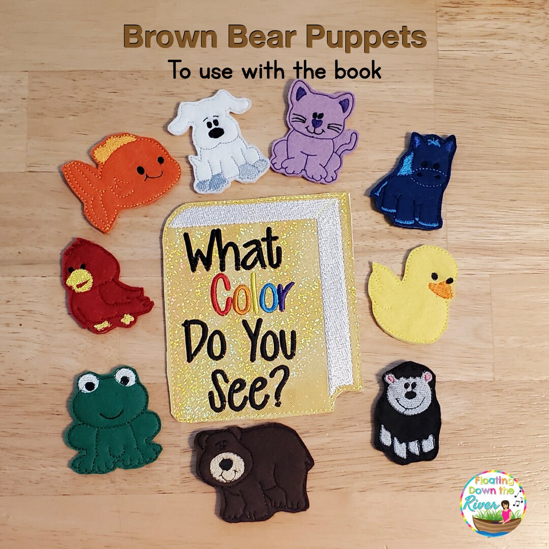 Color Animals Finger Puppets for Education Preschool Kindergarten Gift ...