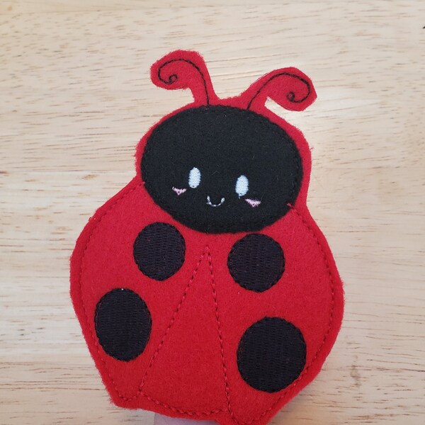 Ladybug Finger Puppet - Etsy