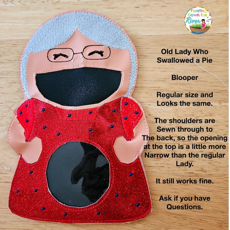 Old Lady Who Swallowed a Pie Puppets for Music Education Preschool ...