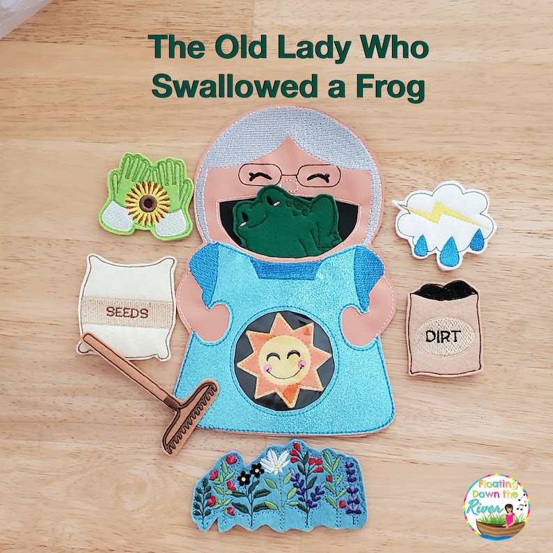Old Lady Who Swallowed a Frog Puppets for Music Education - Etsy