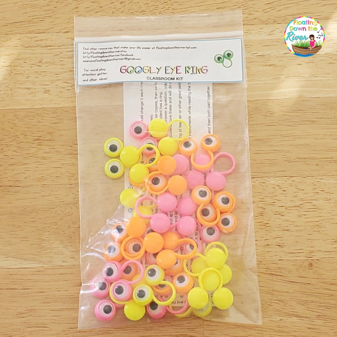 Googly Eye Rings for Music Education Vocal Play Pretend Play - Etsy