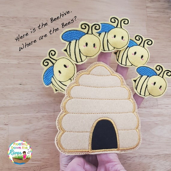 Here is the Beehive Finger Puppets for Music Education | Etsy
