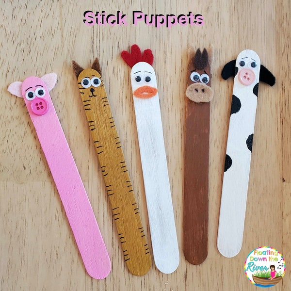 Stick Puppets - Etsy