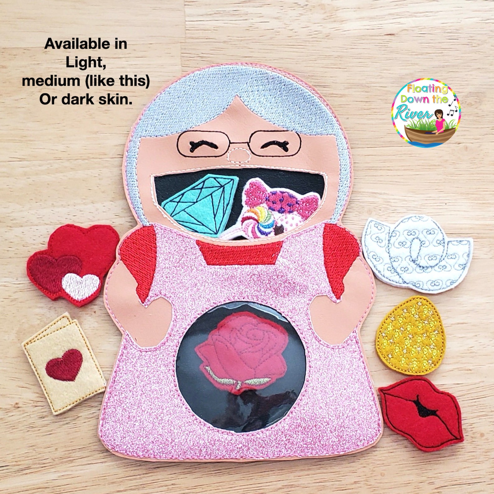 Old Lady Who Swallowed a Rose Puppets for Music Education Preschool ...