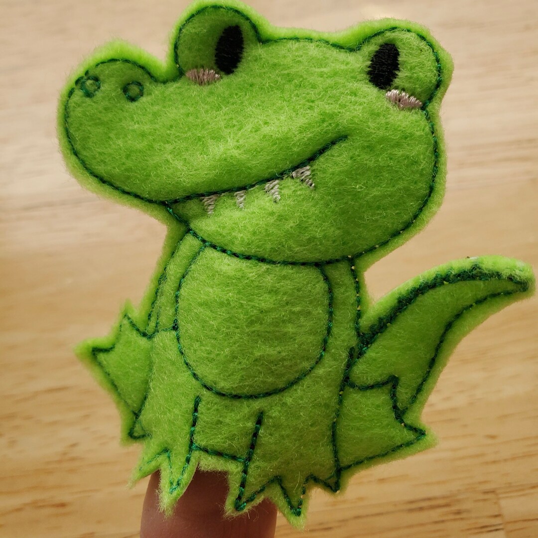 Alligator/crocodile Finger Puppet Early Childhood Preschool Music ...