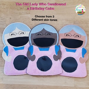 Old Lady Who Swallowed a Birthday Cake Puppets for Music Education ...