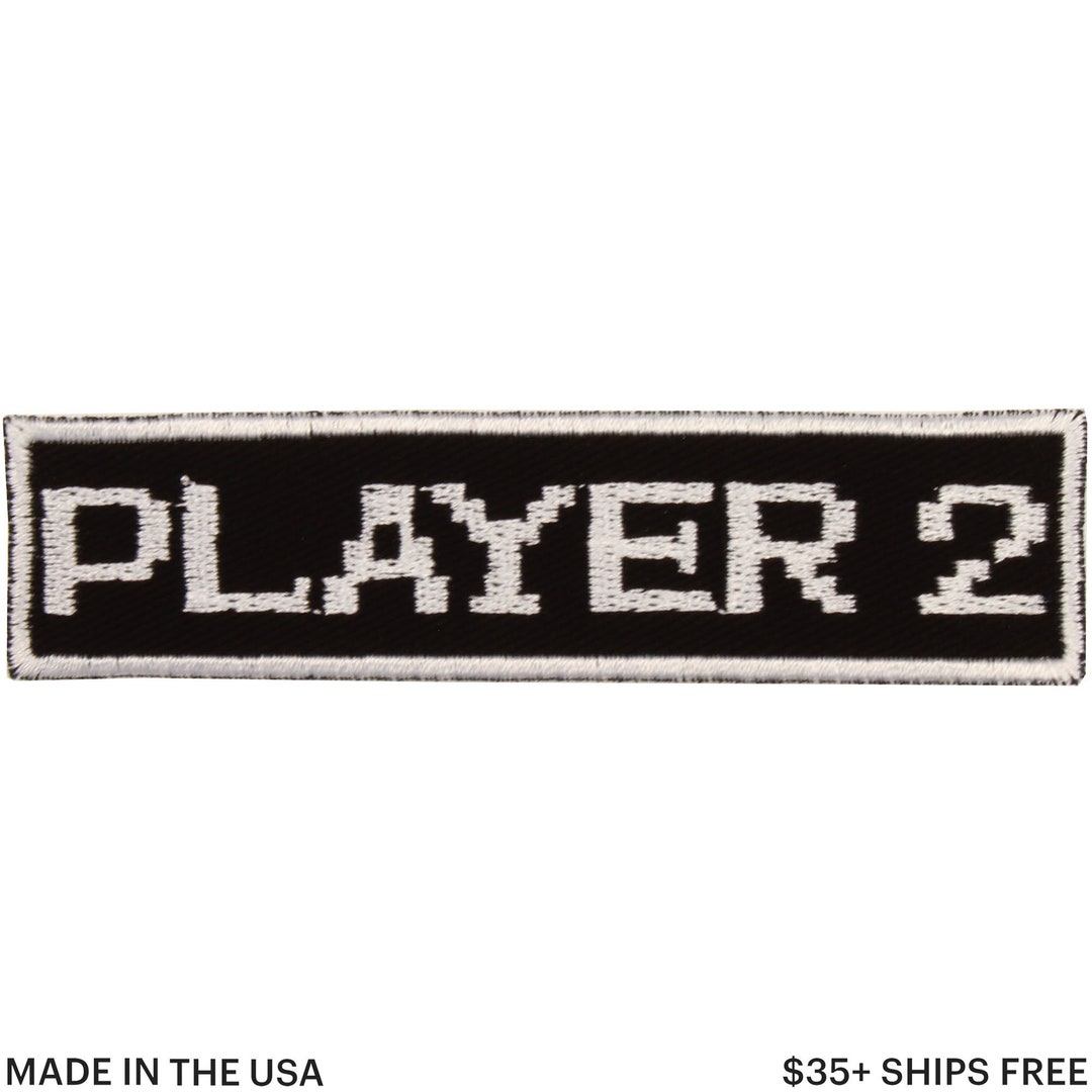 Parche Jugador 2 – Hecho en EE.UU. – Parches de videojuegos clásicos de ...