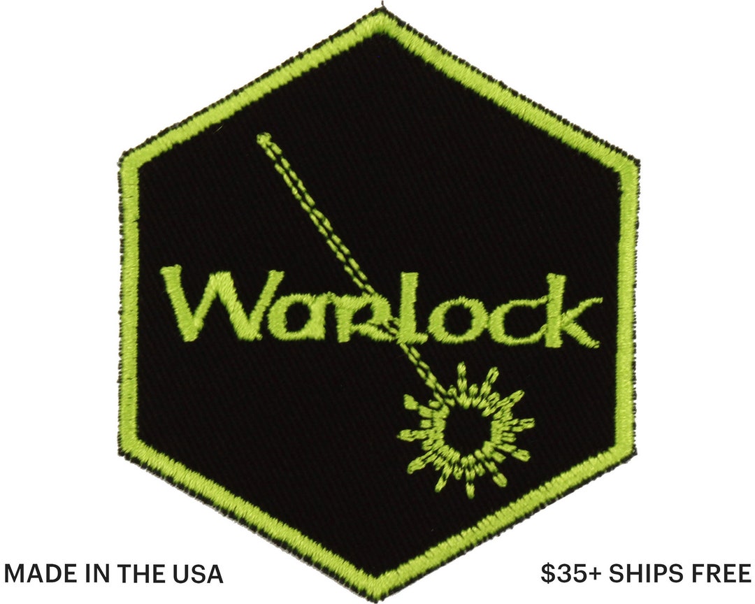 Warlock Patch Made in USA 2.5 X 3 RPG Class - Etsy