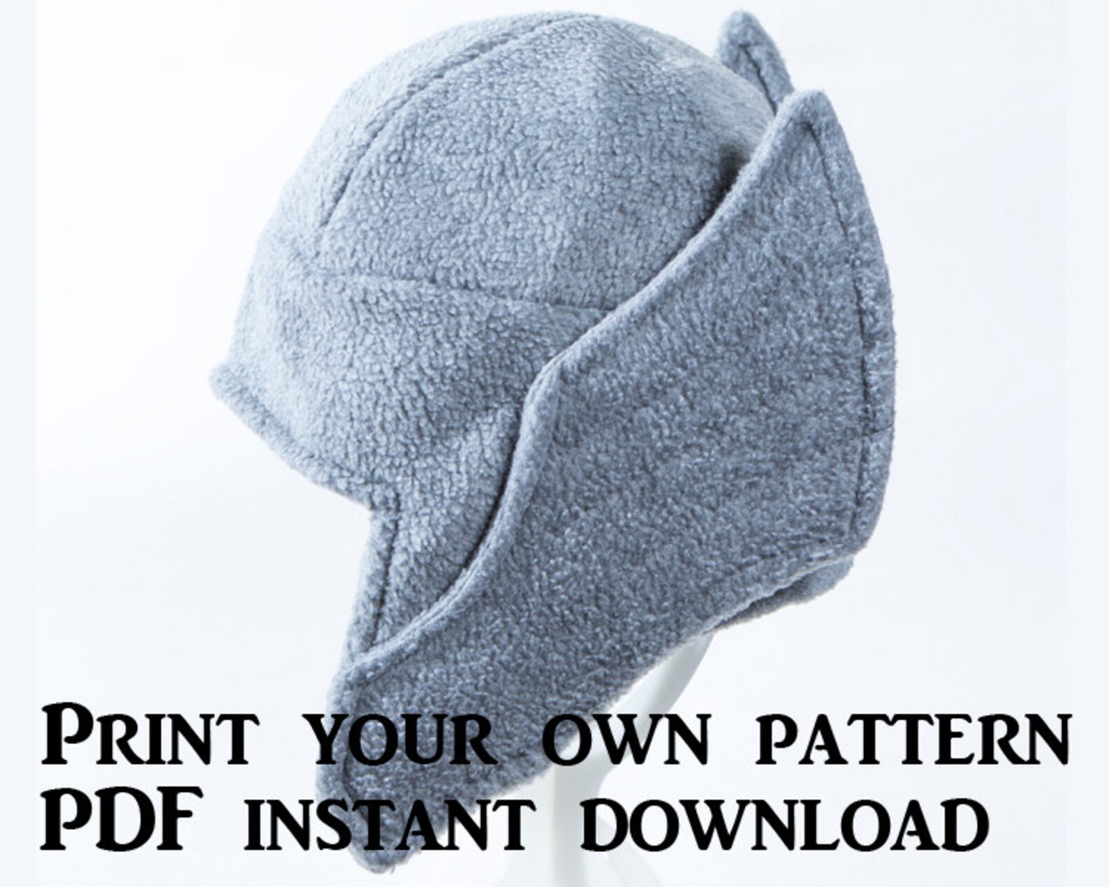 Fleece Thor Hat Pattern Digital Download PDF Thor Costume | Etsy