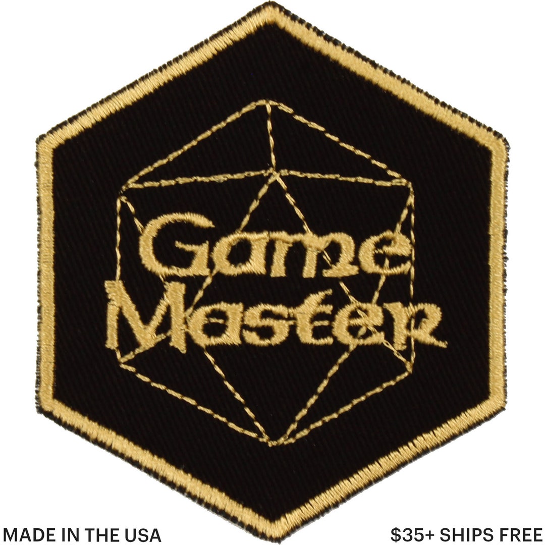 Game Master Patch – Made in USA – 2.5" X 3"rpg Class Patch – D&D Patch ...