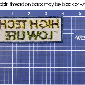 High Tech Low Life Patch – Made in USA – 2.5" Cyberpunk Patch – Hacker ...