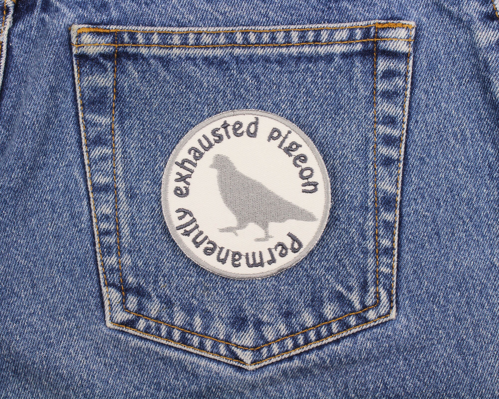 Permanently Exhausted Pigeon Patch – Made in USA – 3" Spoonie ...