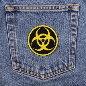 Biohazard Symbol Patch – Made in USA – 2.5" Bio-hazard Patches – Hazmat ...
