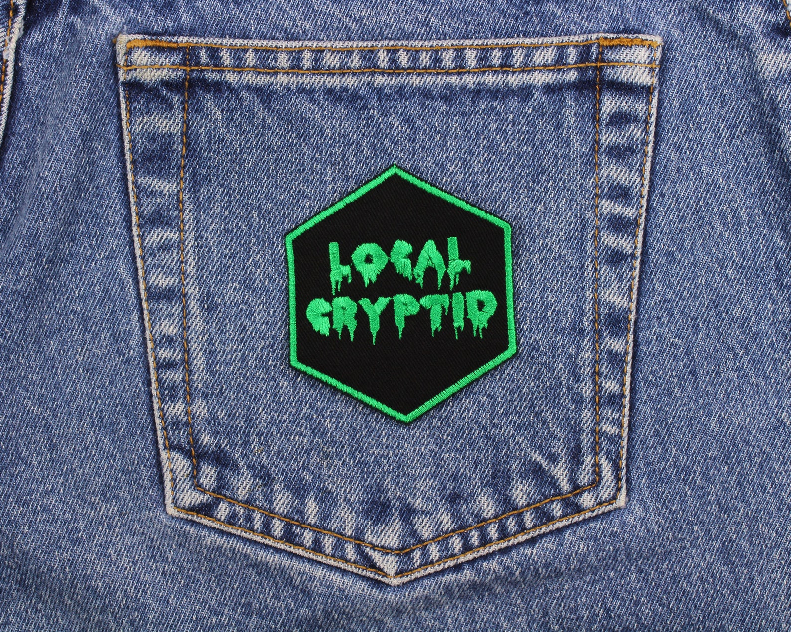 Local Cryptid Patch – Made in USA – 2.5" X 3" Eldritch Horror Patch ...