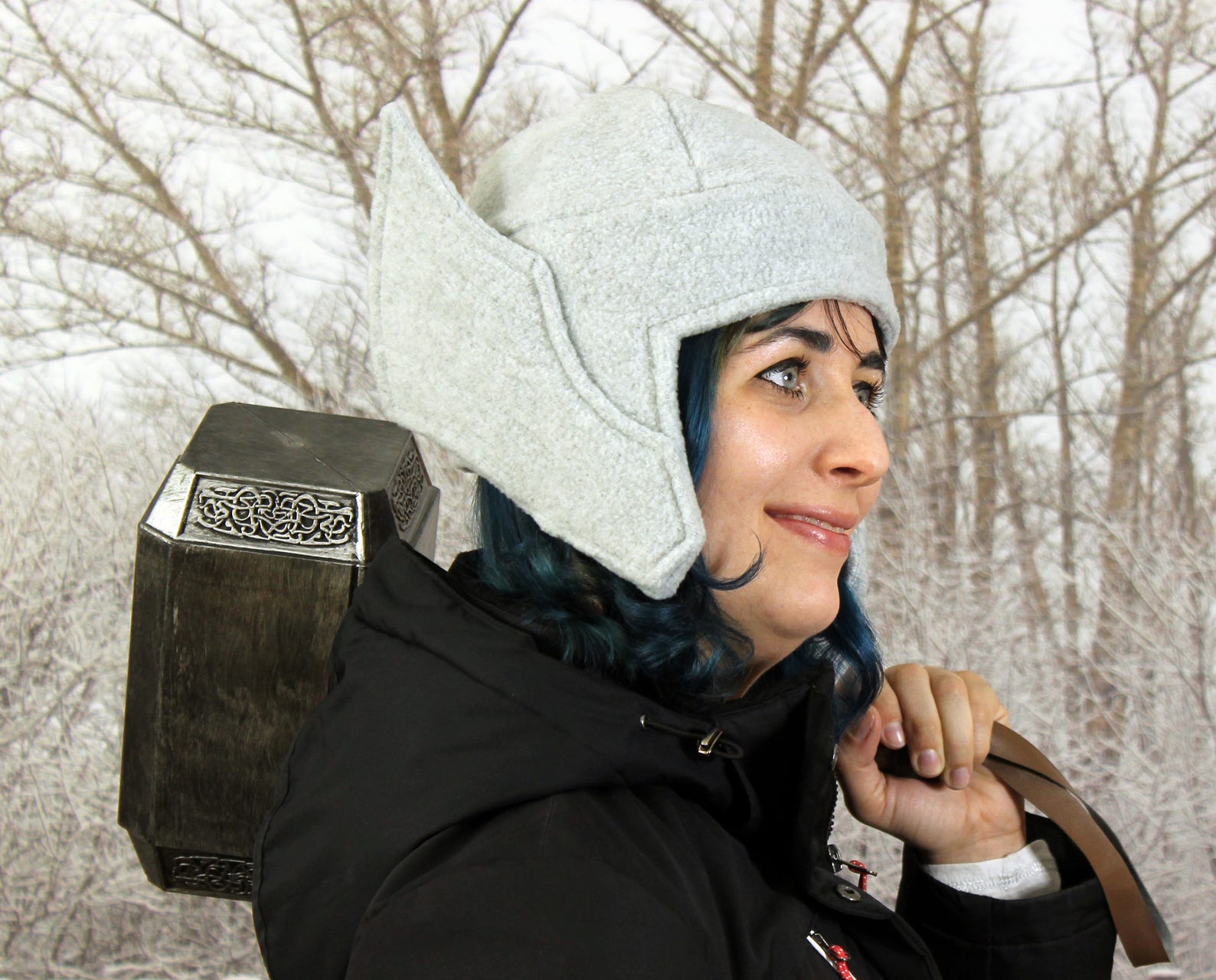 Fleece Thor Hat Pattern Digital Download PDF Thor Costume | Etsy