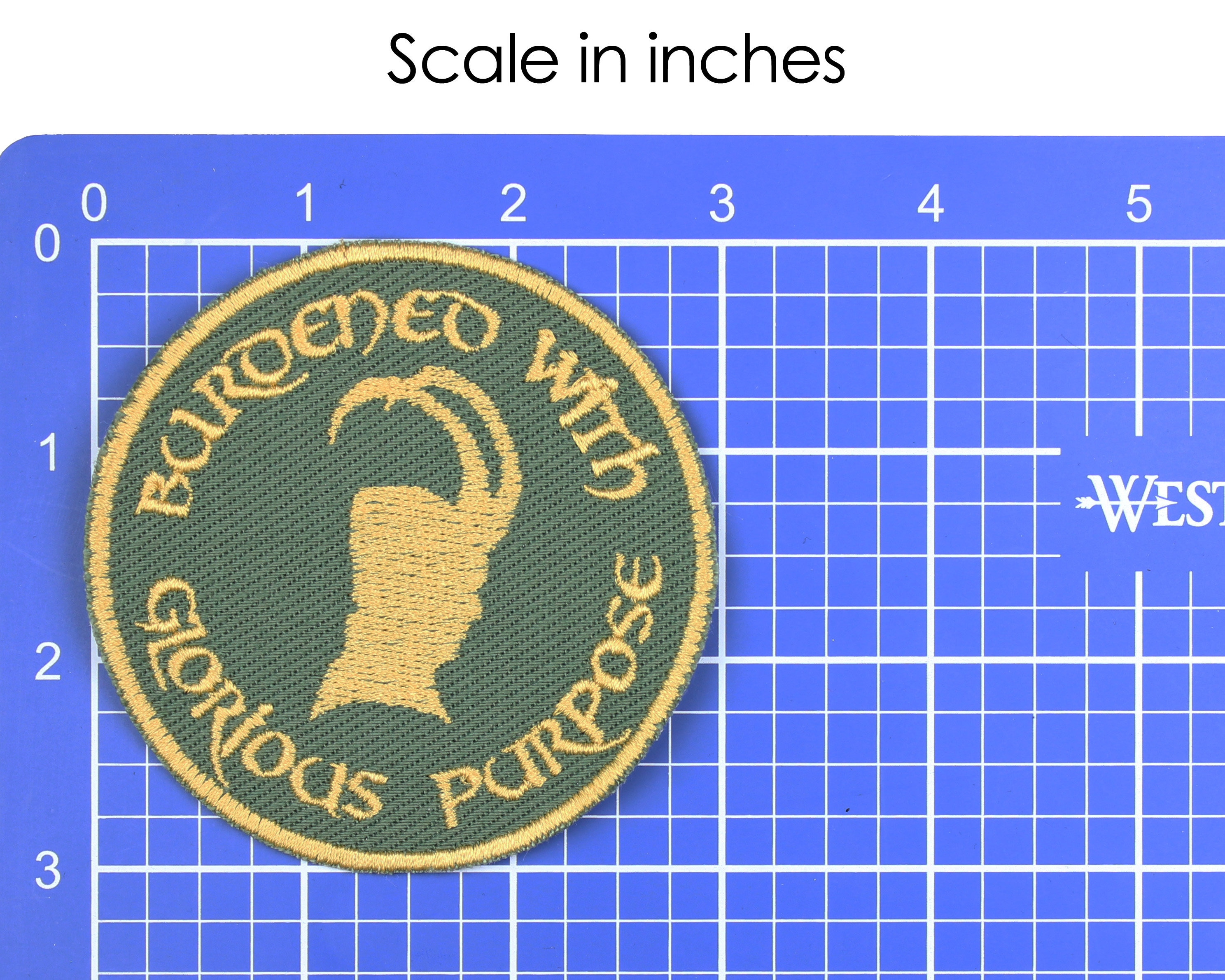 Norse God Loki Burdened With Glorious Purpose Patch Made in | Etsy