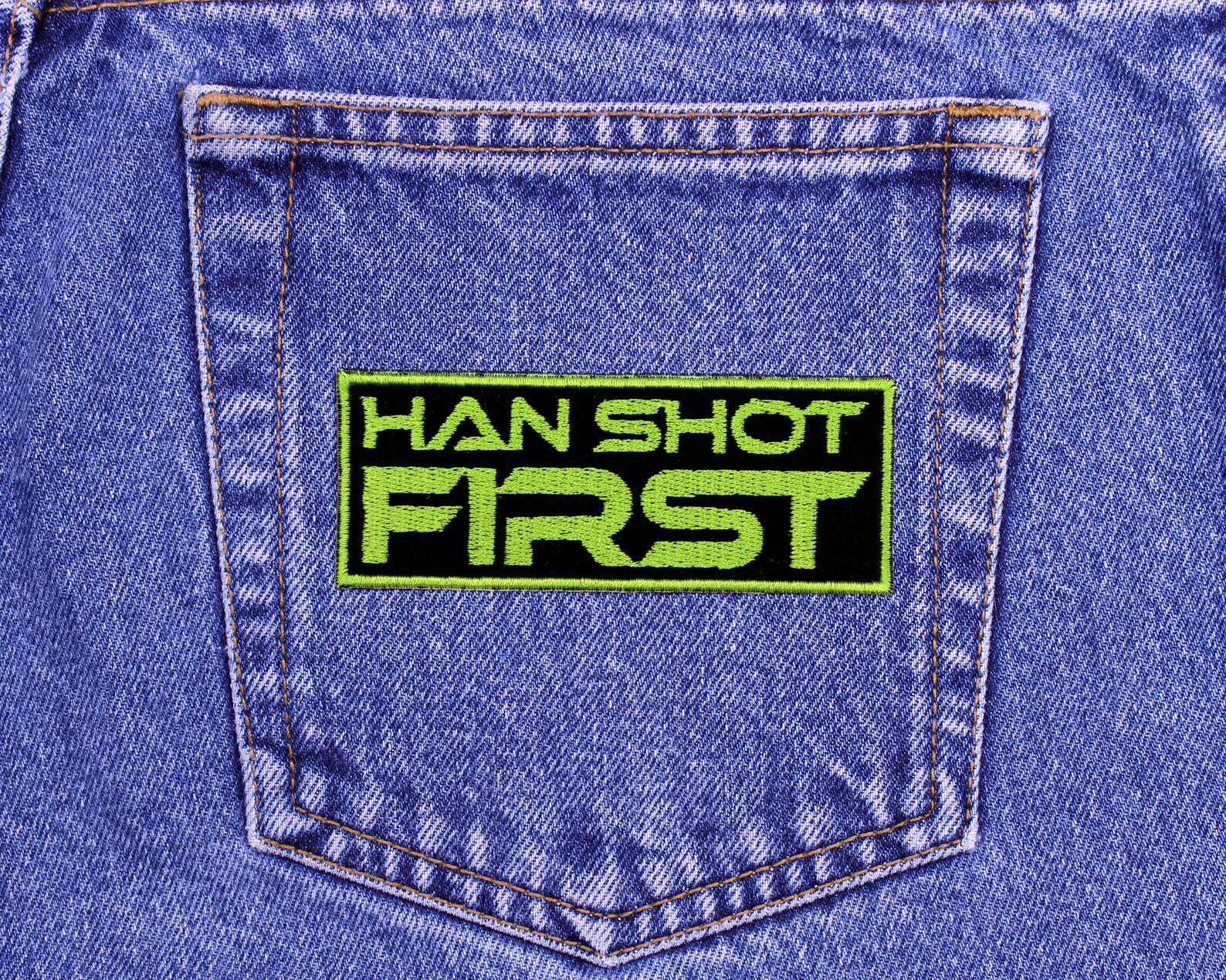 Han Shot First Patch Made in USA 4 X 1.5 | Etsy Israel