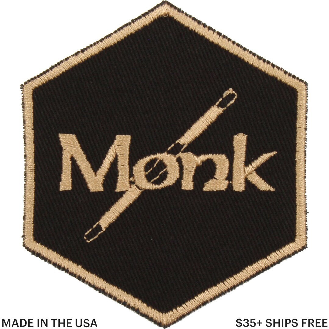 Monk Patch Made in USA 2.5 X 3 RPG Class Patch D&D Patch Dnd Patches ...