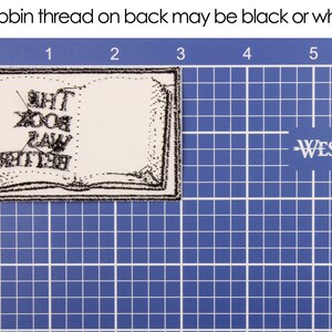 The Book Was Better Patch – Made in USA – 2" X 3" Book Patch ...