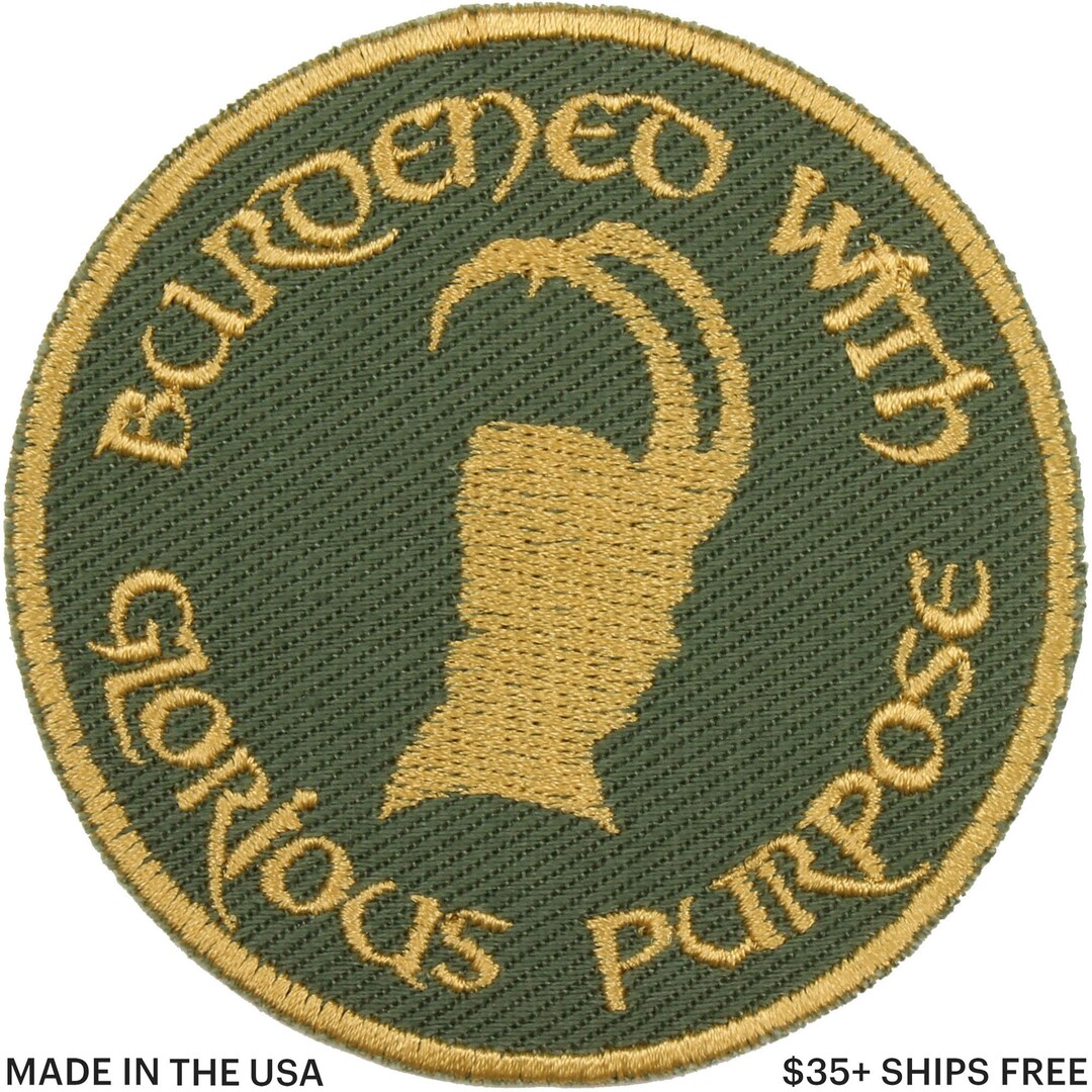 Norse God Loki Burdened With Glorious Purpose Patch – Made in USA – 3 ...