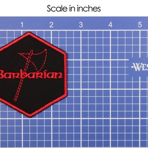 Barbarian Patch – Made in USA – 2.5" X 3" RPG Class Patch – D&D Patch ...