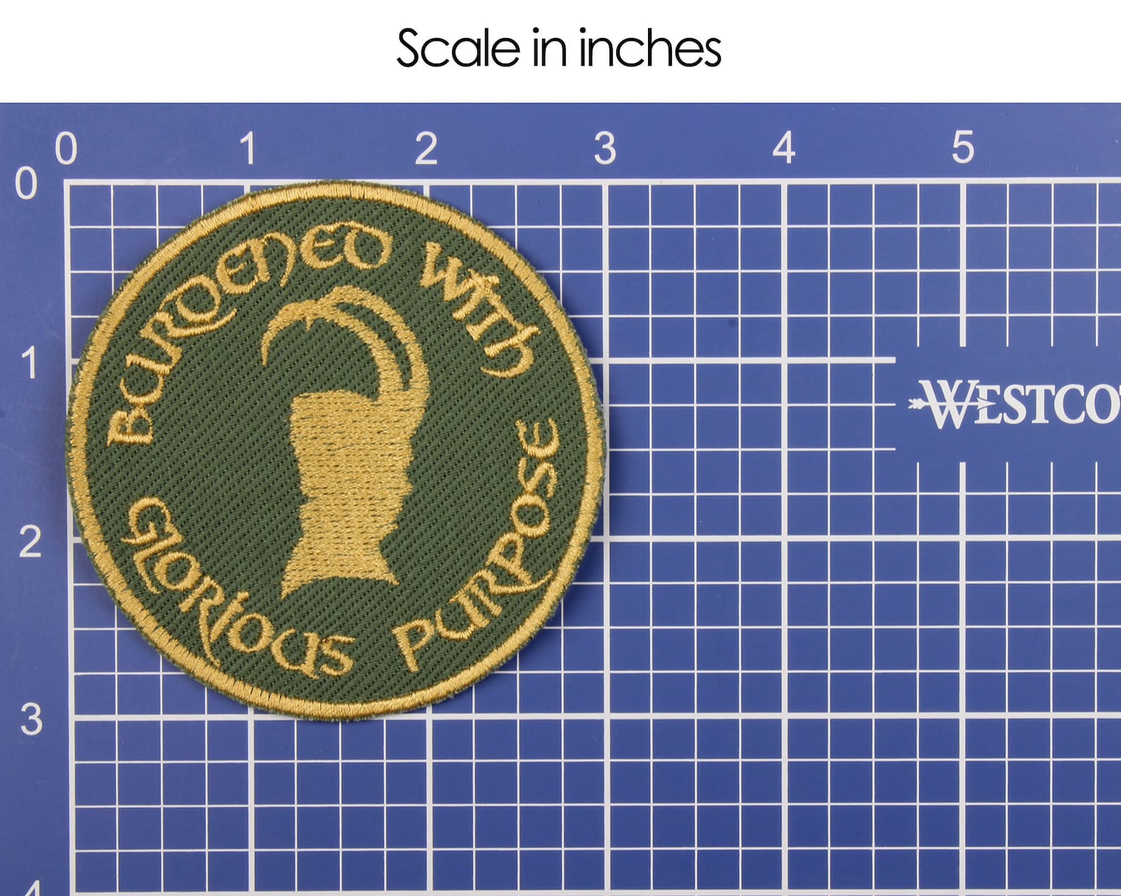 Norse God Loki Burdened With Glorious Purpose Patch Made in - Etsy