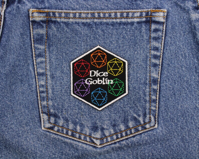 Dice Goblin Patch – Made in USA – 2.5" X 3" Dice Collector Patches ...