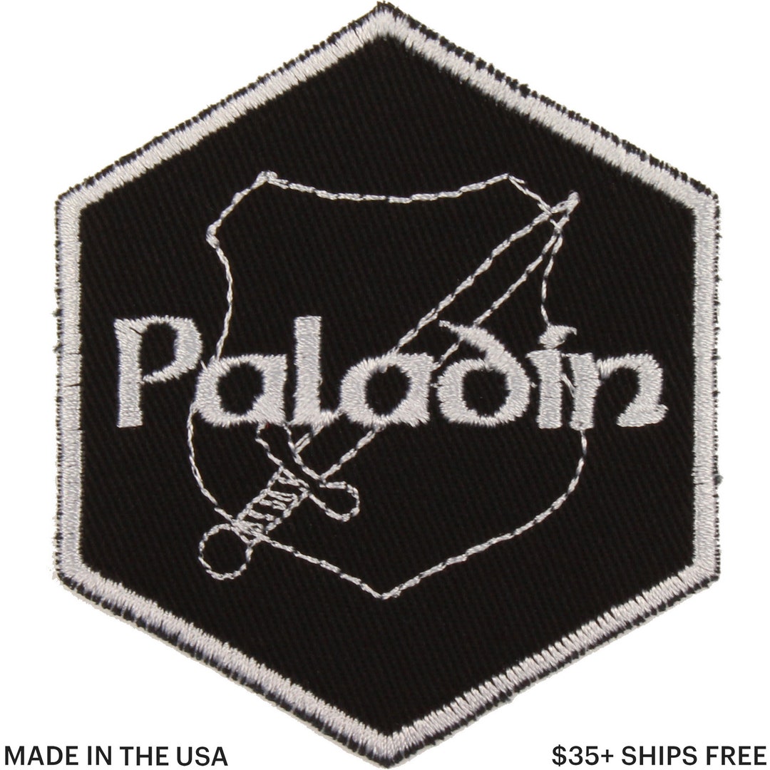 Paladin Patch – Made in USA – 2.5" X 3" RPG Class Patch – D&D Patch ...