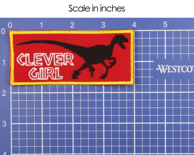 Velociraptor Clever Girl Patch Made in USA 1.75 X - Etsy