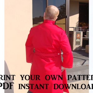 Howie Lab Coat Pattern – Horrible Lab Coat – Digital Download PDF ...