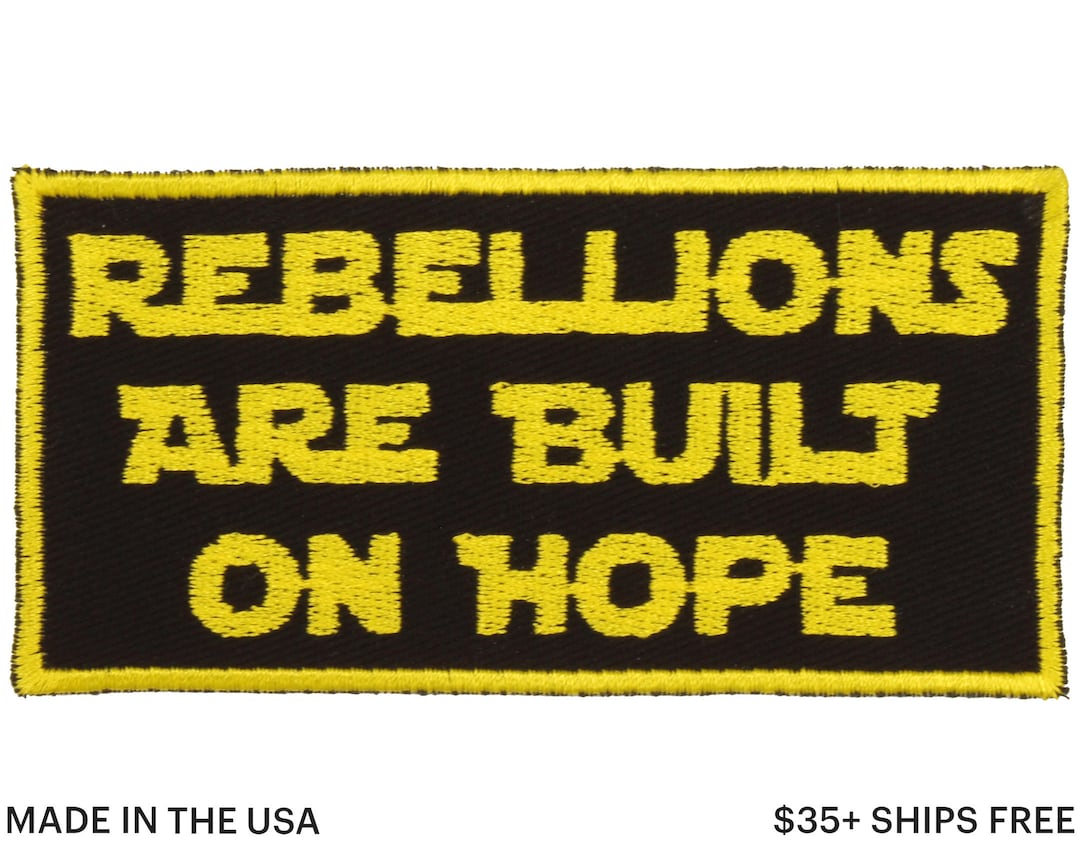 Rebellions Are Built on Hope Patch Made in USA 4 X - Etsy