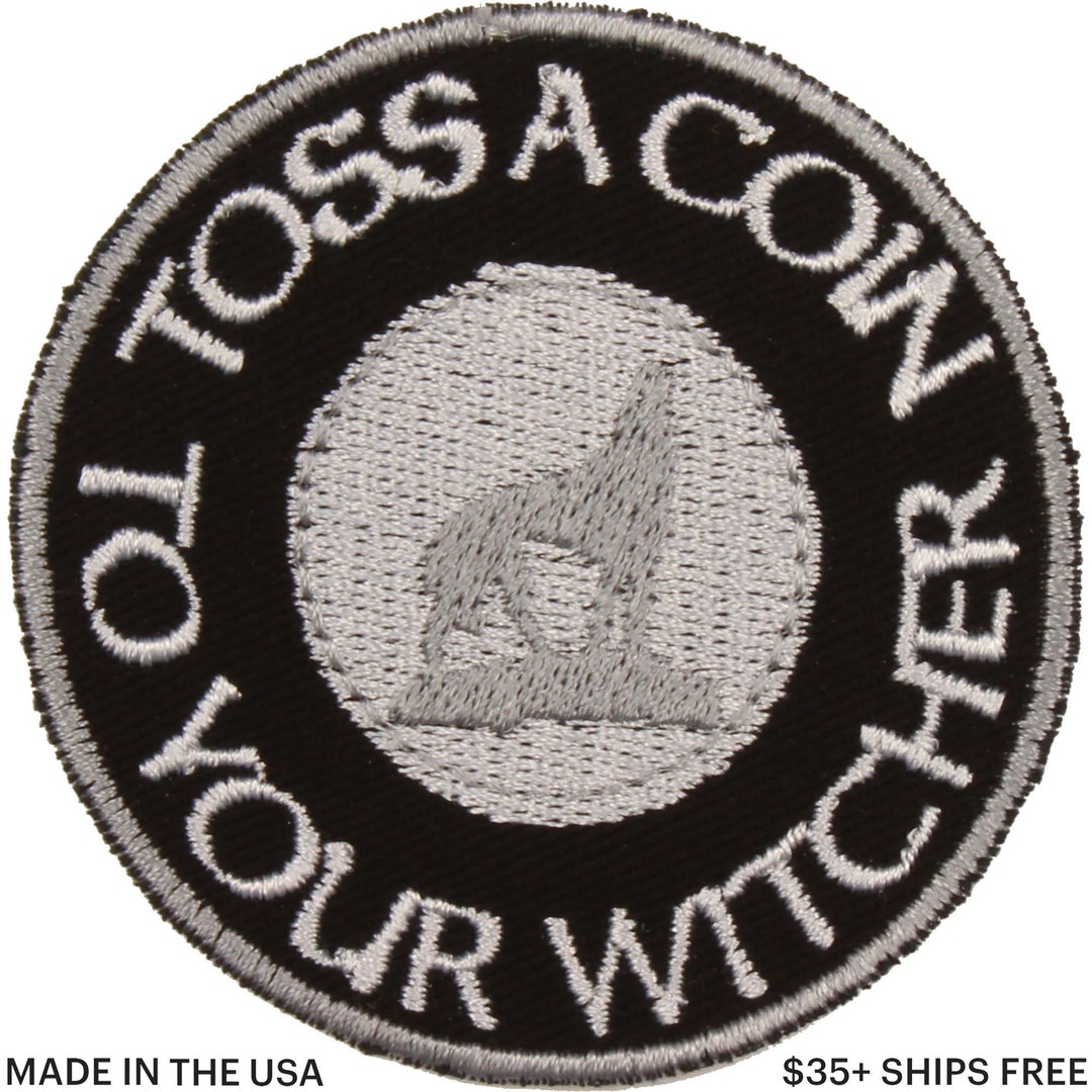Toss a Coin to Your Witcher Patch – Made in USA – 2.5" Video Game Patch ...
