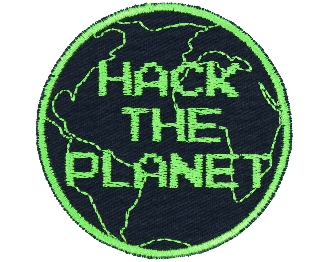 Hack the Planet Patch Made in USA 2.5 Hackers Patch | Etsy