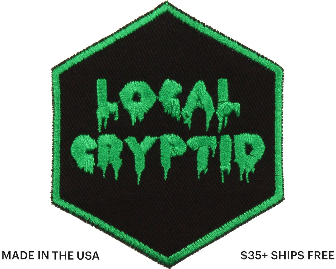 Local Cryptid Patch Made in USA 2.5 X 3 - Etsy
