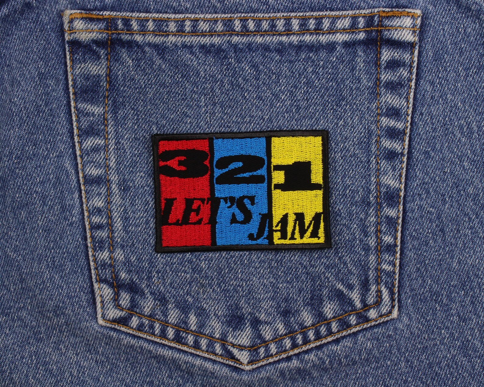 321 Let's Jam Patch Made in USA 3 X 2 - Etsy