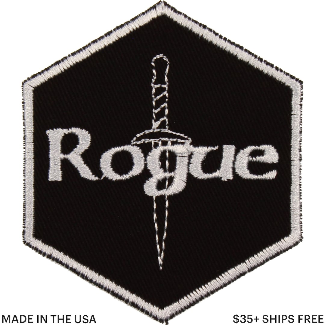 Rogue Patch – Made in USA – 2.5" X 3" RPG Class Patch – D&D Patch – Dnd ...