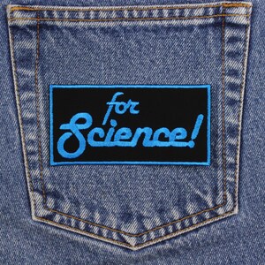 For Science Patch – Made in USA – 4" X 2" Mad Scientist Patch – Patches ...