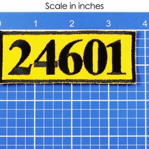 24601 Patch Made in USA 3.75 X 1.5 Les Mis | Etsy