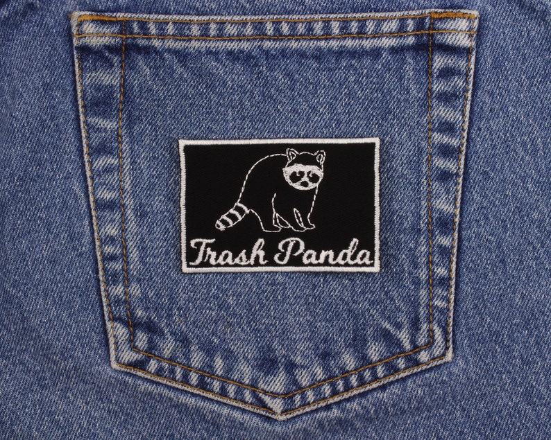 Raccoon Trash Panda Patch Made in USA 3 X 2 - Etsy