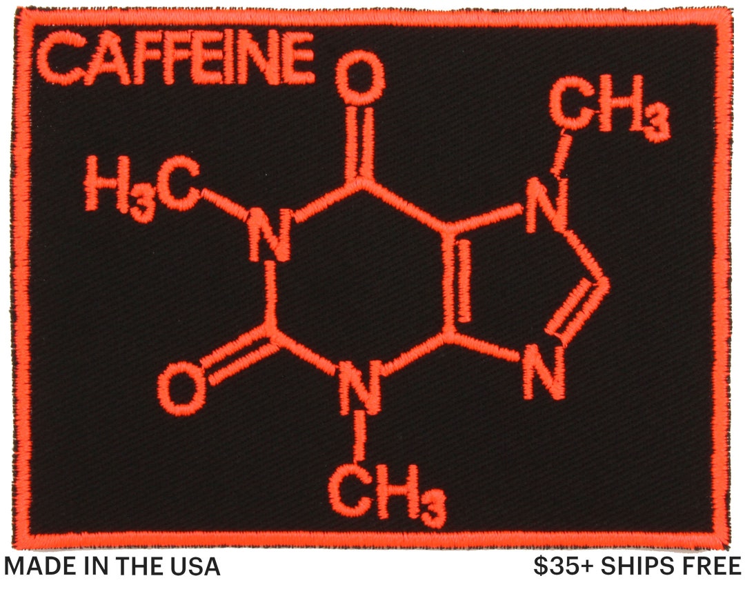 Caffeine Patch Made in USA 3 X 4 Caffeine - Etsy Canada