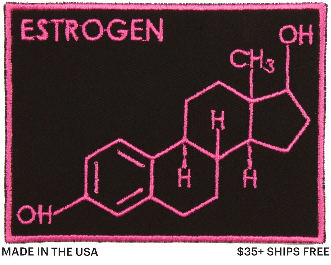 Estrogen Molecule Patch Made in USA 3 X 4 - Etsy
