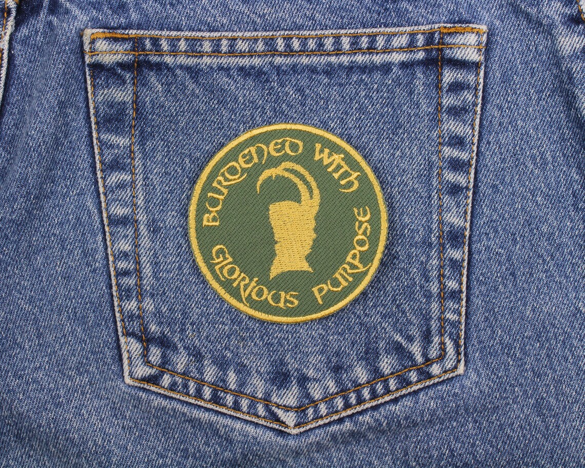 Norse God Loki Burdened With Glorious Purpose Patch – Made in USA – 3 ...