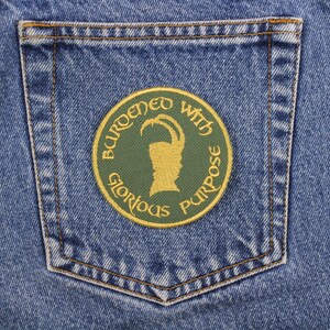 Norse God Loki Burdened With Glorious Purpose Patch – Made in USA – 3 ...