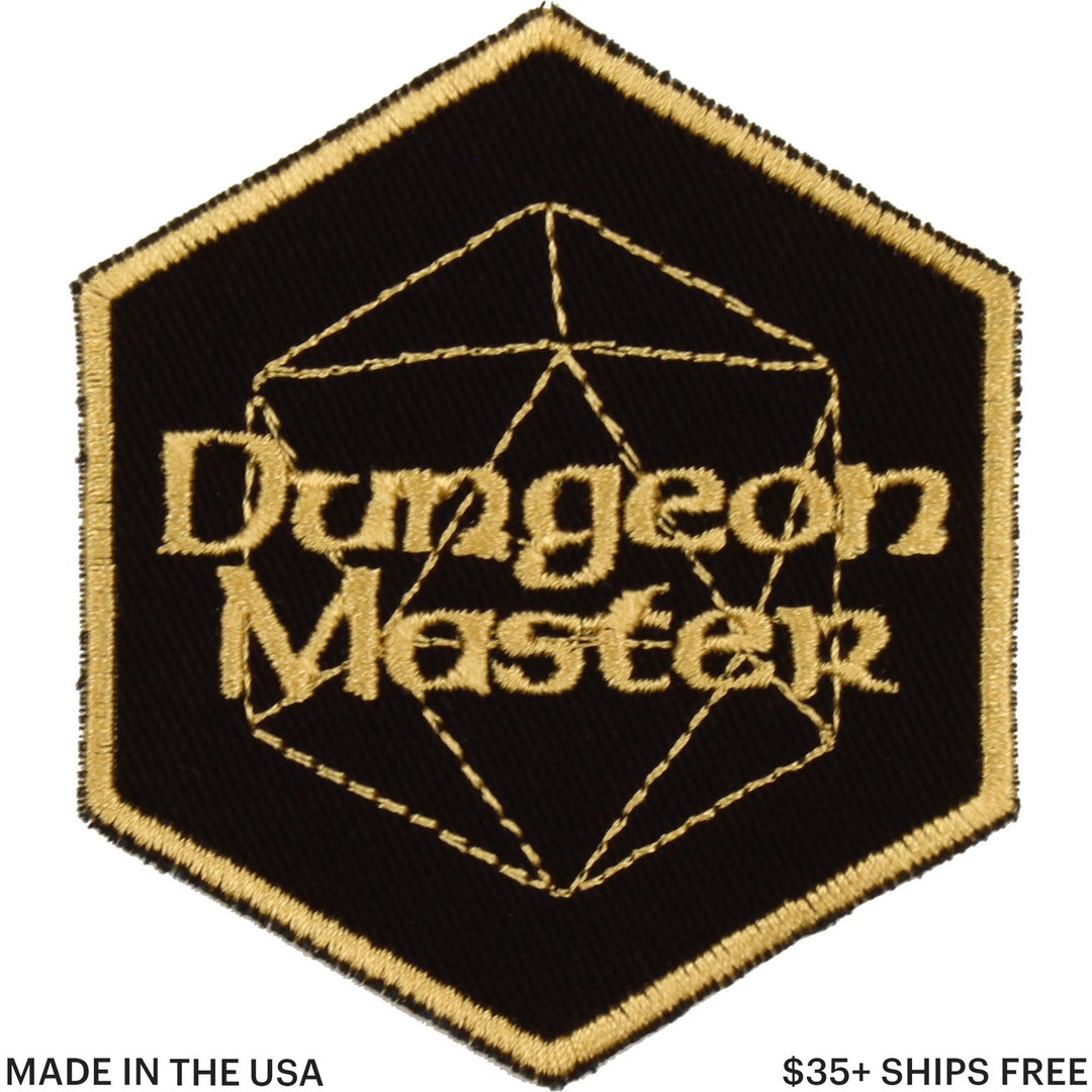 Dungeon Master Patch – Made in USA – 2.5" X 3" Rpg Class Patch – D&D ...