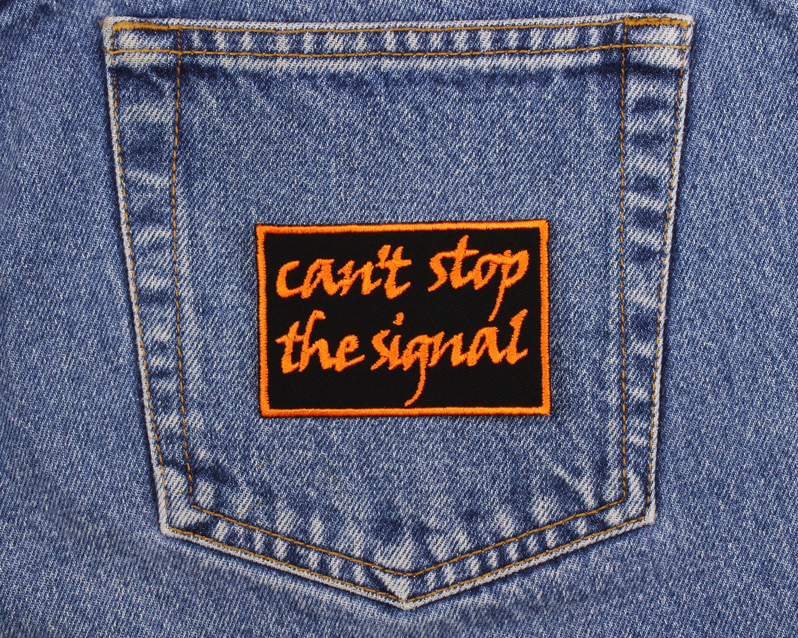 Can't Stop the Signal Patch Made in USA 3 X - Etsy