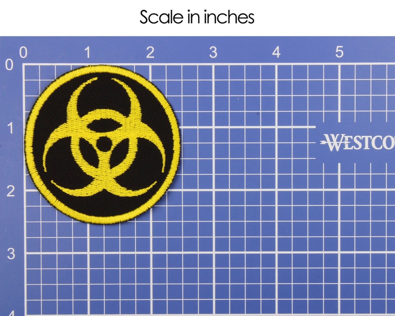Biohazard Symbol Patch – Made in USA – 2.5" Bio-hazard Patches – Hazmat ...